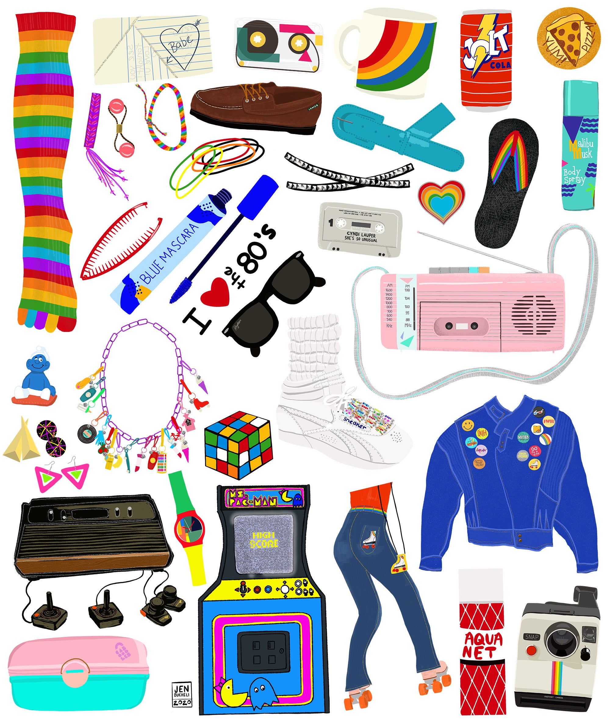 Sticking to Nostalgia: Exploring the Rad World of 80's Stickers – Amaya ...