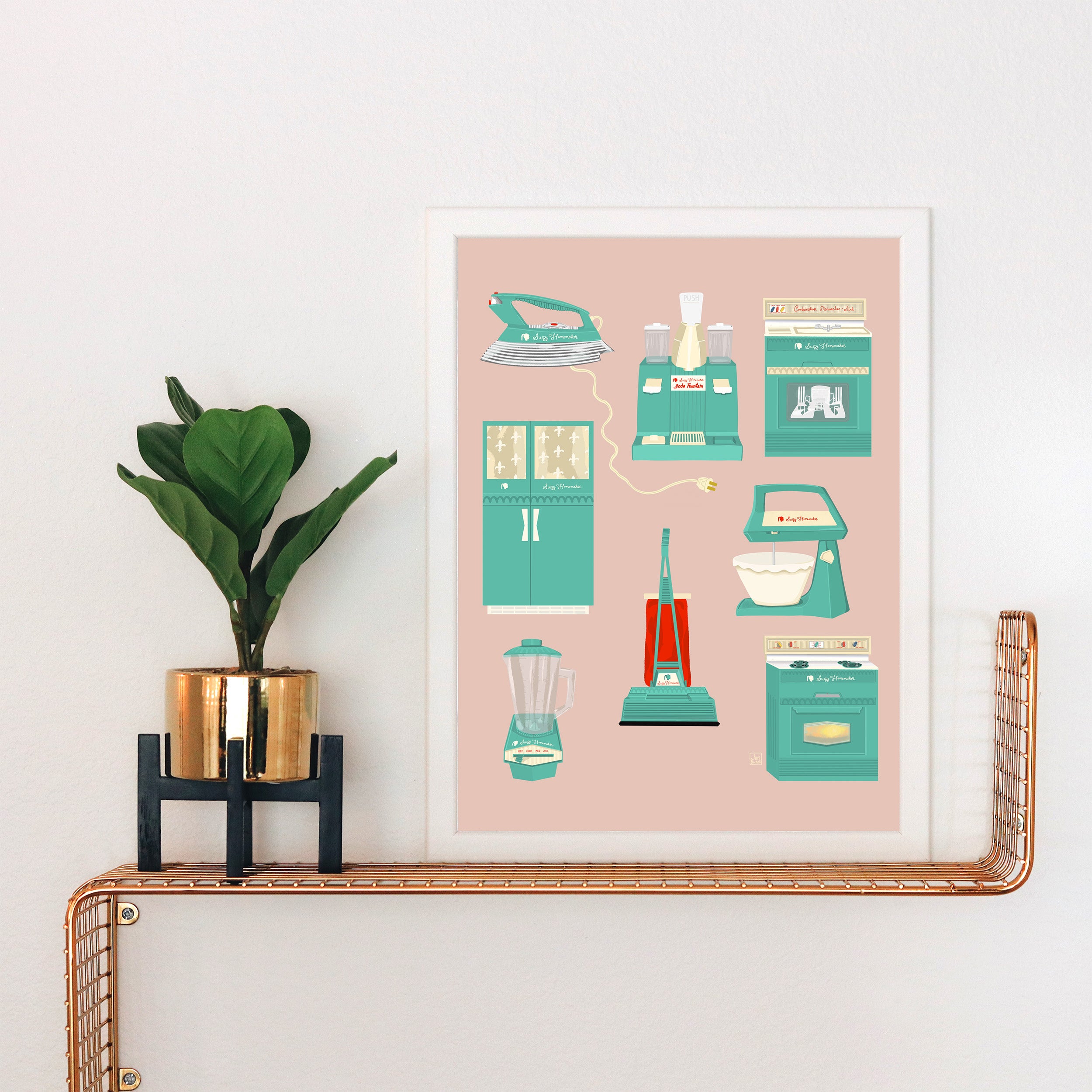 Vintage Homemaker Toys Art Print – Amaya Jade and Co