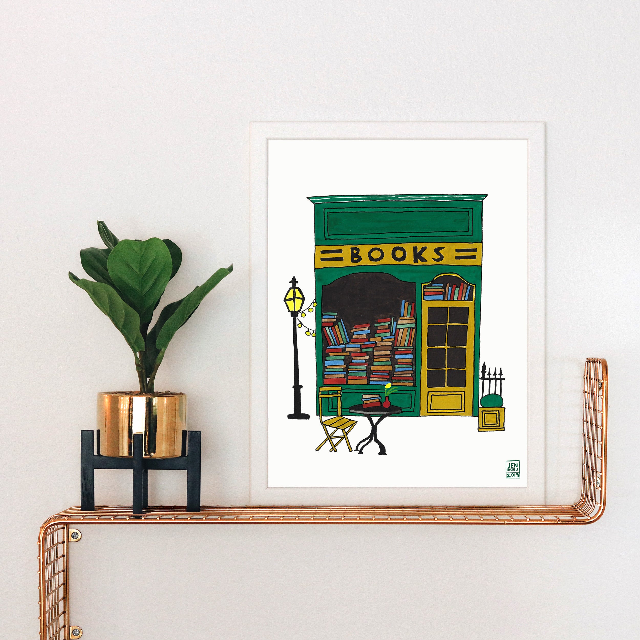 Book Store Art Print – Amaya Jade and Co